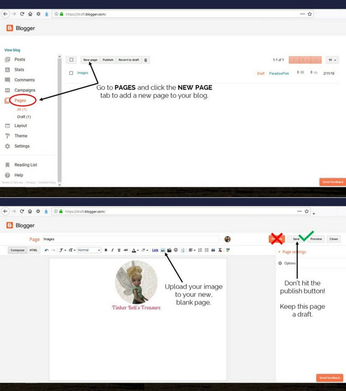 Build A Blog Button For Your Blog — Pixie Dust Dolls