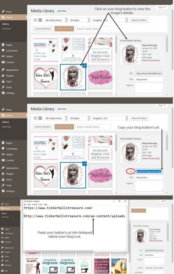 Build A Blog Button For Your Blog — Pixie Dust Dolls