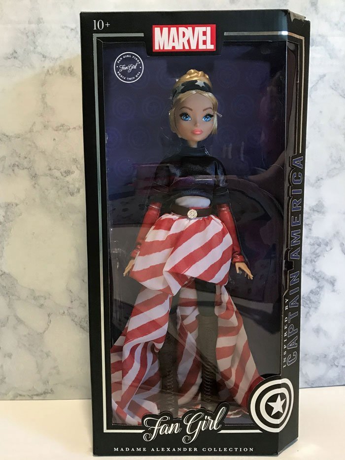 Review Of The Madame Alexander Fan Girl Doll: Captain America — Pixie ...