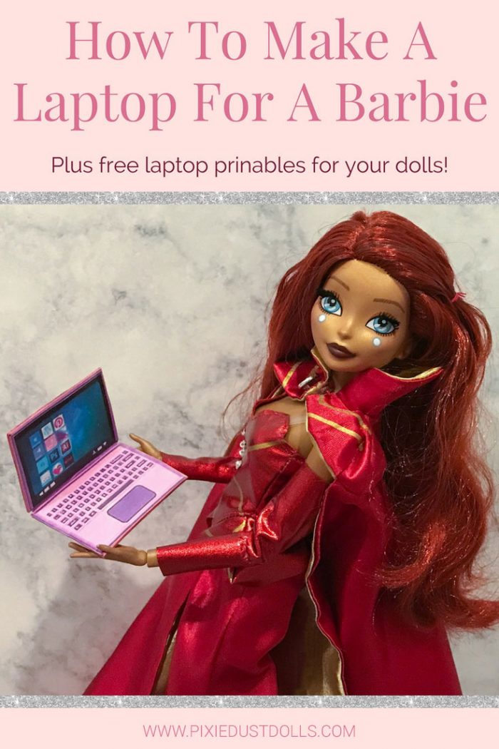 DIY Laptops For Barbie Dolls! — Pixie Dust Dolls