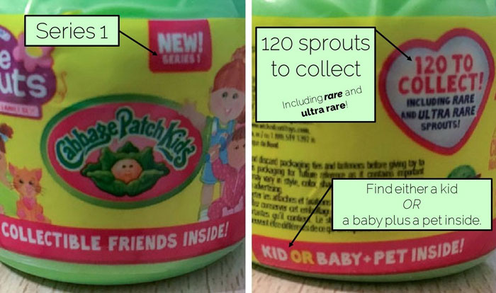 Blind Bag Friday: Cabbage Patch Little Sprouts — Pixie Dust Dolls