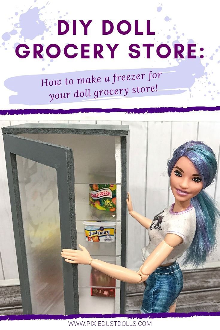 How To Make A Doll-Sized Freezer — Pixie Dust Dolls
