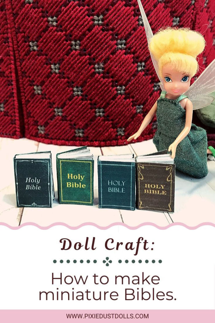 Let's Make Miniature Bibles! — Pixie Dust Dolls