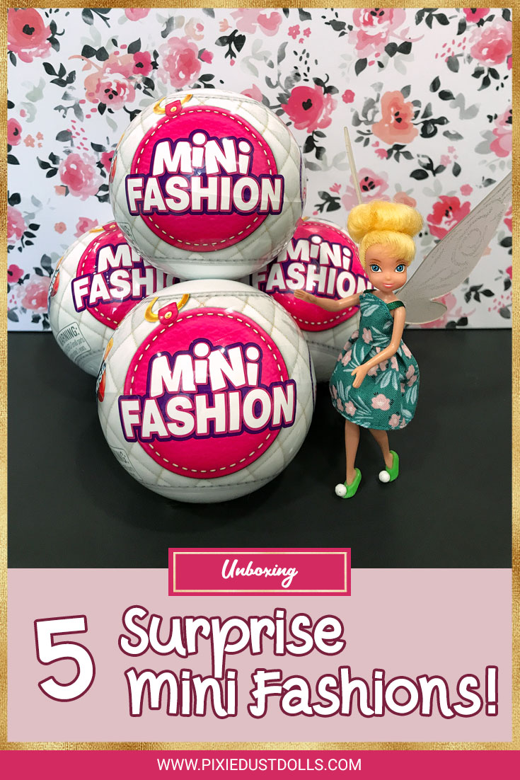 5 Surprise Mini Fashions--Deluxe Fashion Accessories For Barbies ...